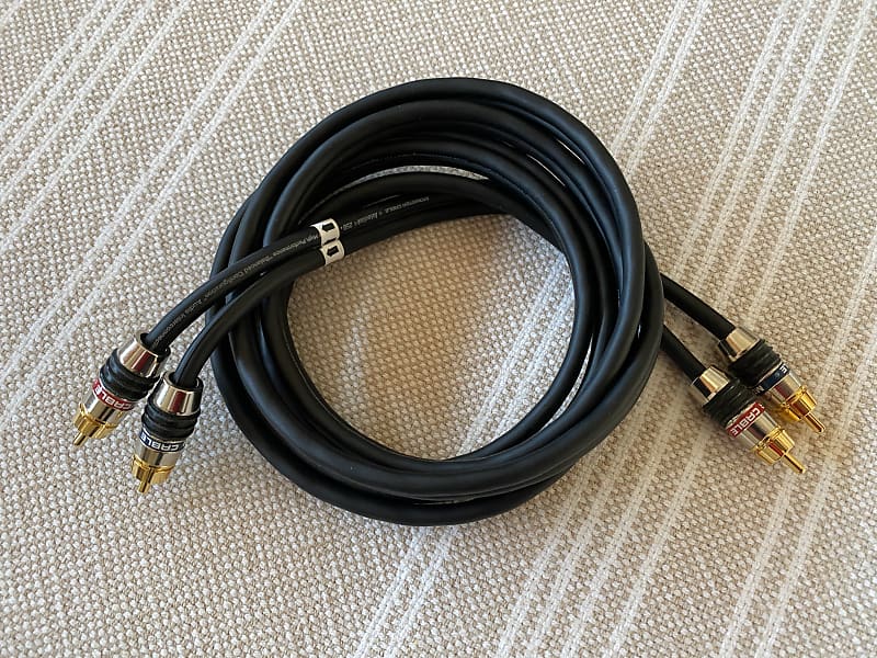 Monster Cable Interlink RCA to RCA Gold 6ft Prolink | Reverb