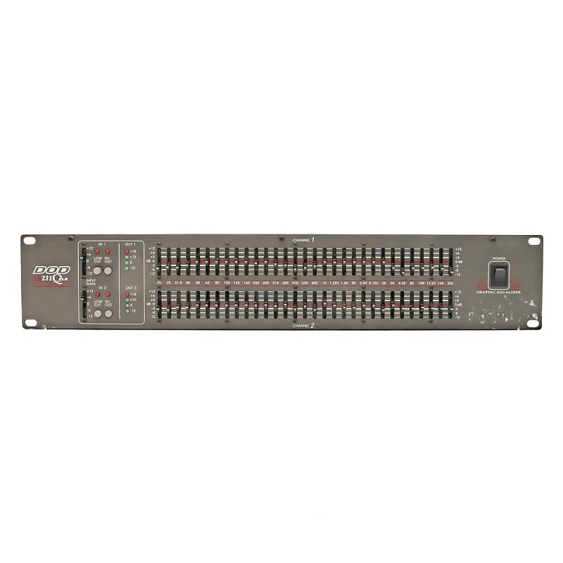 DOD - 231 QXLR EQ - Dual 31 Band Rackmount Equalizer - x8702 | Reverb