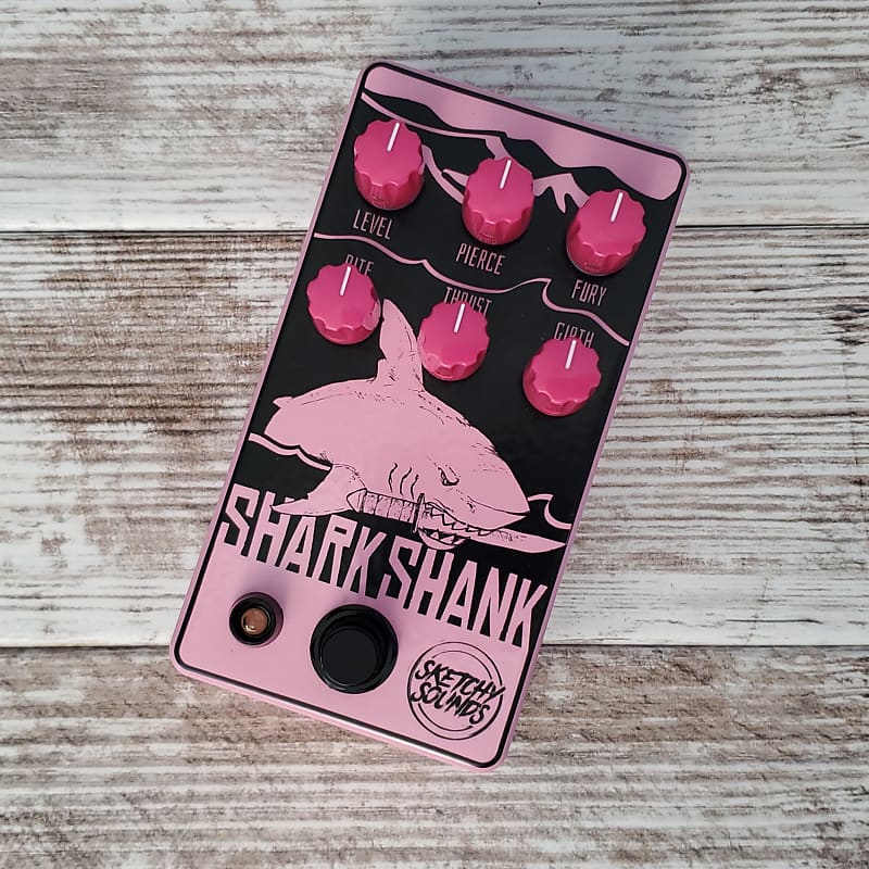 Sketchy Sounds Shark Shank High Gain Overdrive Guitar Pedal - | Reverb