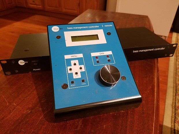 Blue Sky Bass Management Controller Blue | Reverb