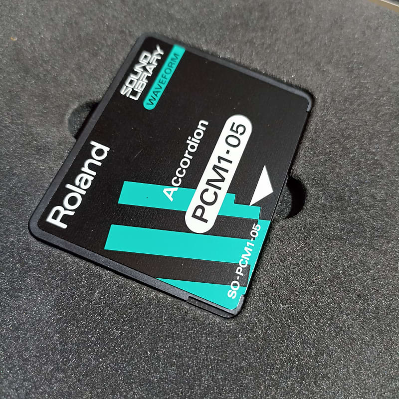 Roland SO-PCM1-05 Rare PCM Accordion Card | Reverb