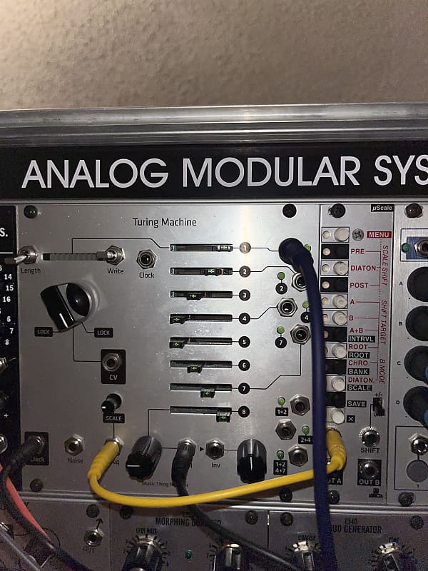 Music Thing Modular Turing machine Grayscale Hybrid panel | Reverb