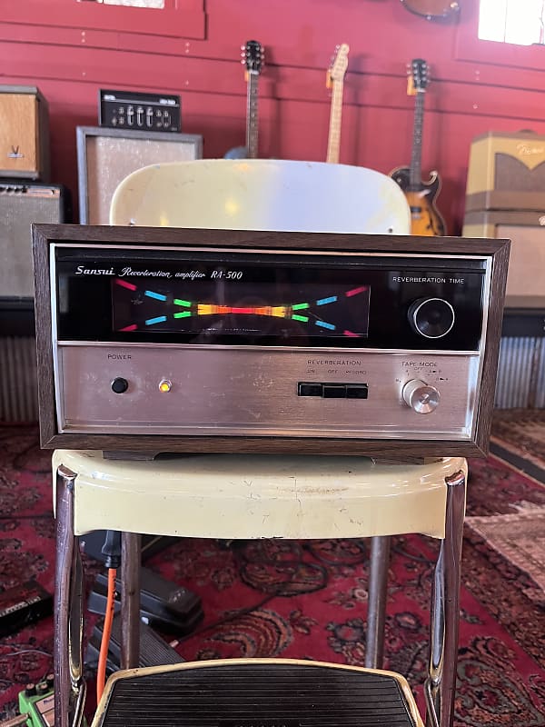 Sansui RA-500 Reverberation Amplifier 1971 - Faux Walnut | Reverb
