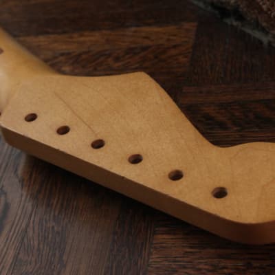 Aged Allparts Strat Neck Nitro Relic Rolled Fingerboard Edges | Reverb