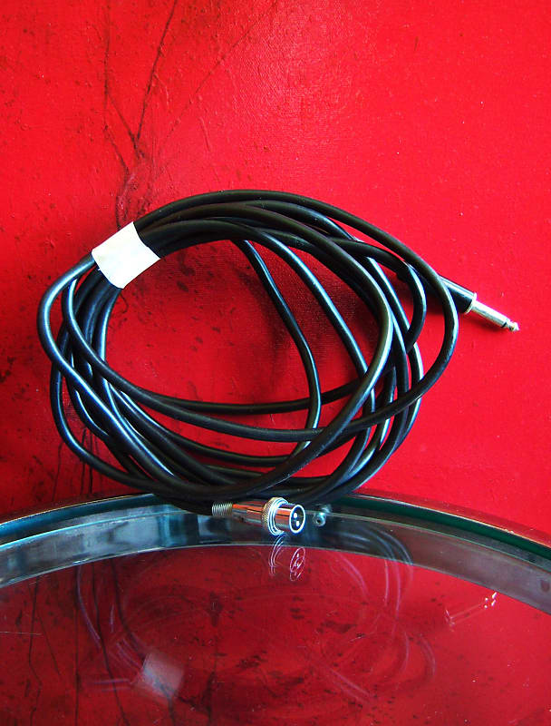 Vintage Shure 2 pin microphone cable for Turner Electro Voice | Reverb