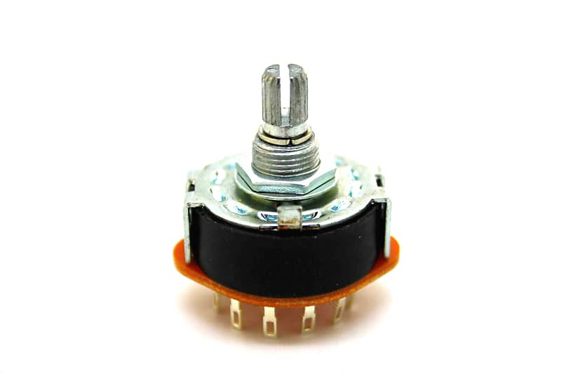 ALPHA ROTARY SWITCH 3 POLE 4 POSITIONS 17mm KNURLED SHAFT FOR | Reverb