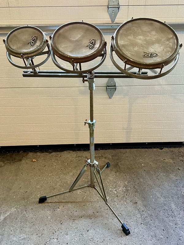 Cosmic Pecussion Roto-Toms Roto Tom Drums with Stand 6 8 10" | Reverb