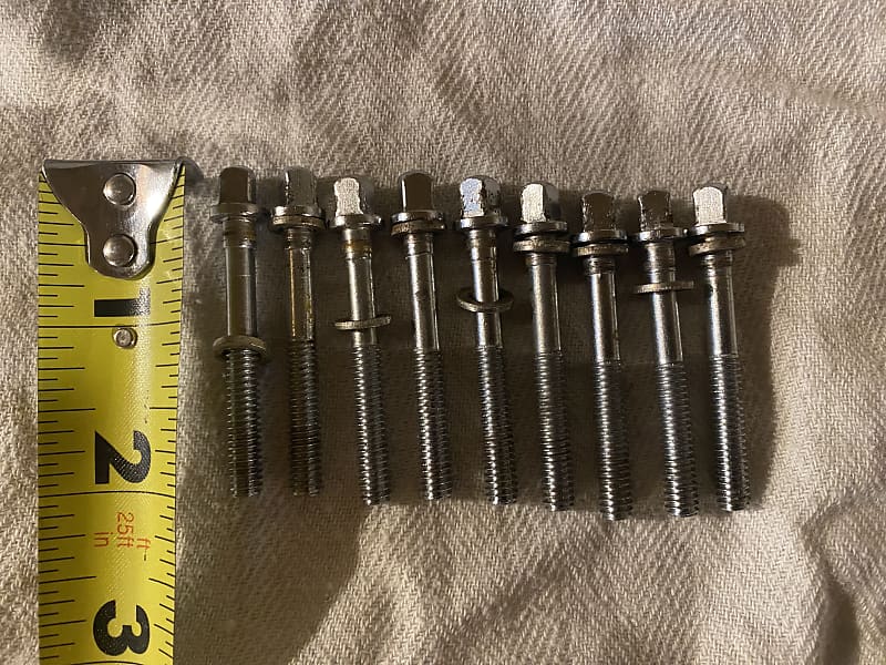 Nine Slingerland Snare Drum Tension Rods Off A 1965 Student | Reverb