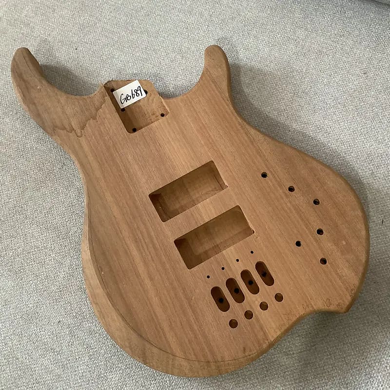 Okoume Wood 4 String Bass Unfinished Body | Reverb