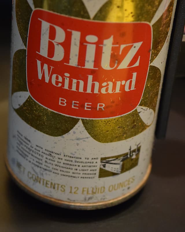 Lo Fi Beer Can Microphone - Blitz Weinhard Portland Brewery | Reverb