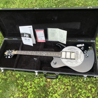 Zemaitis Greco Disc Front GZ-3200DF Ronnie Wood 2006 - Black | Reverb