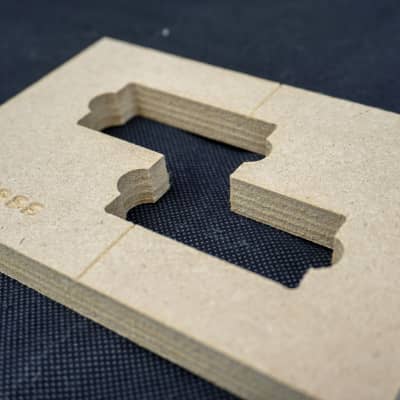 Fender P-Bass Pickup Bass Template ~ CNC 1/2" MDF ~ Guitar | Reverb