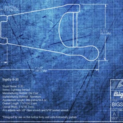 Bigsby B30 Vibrato for Hollowbody and Semi-Hollow Electric | Reverb