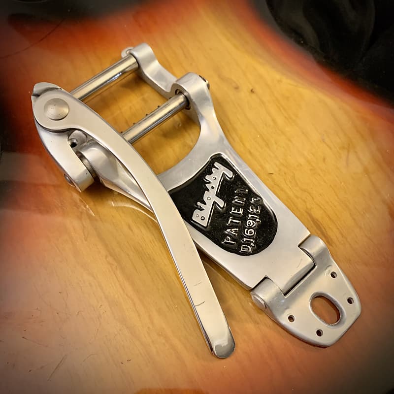 Bigsby B7-LH left handed 1960 Chrome vibrato tailpiece | Reverb