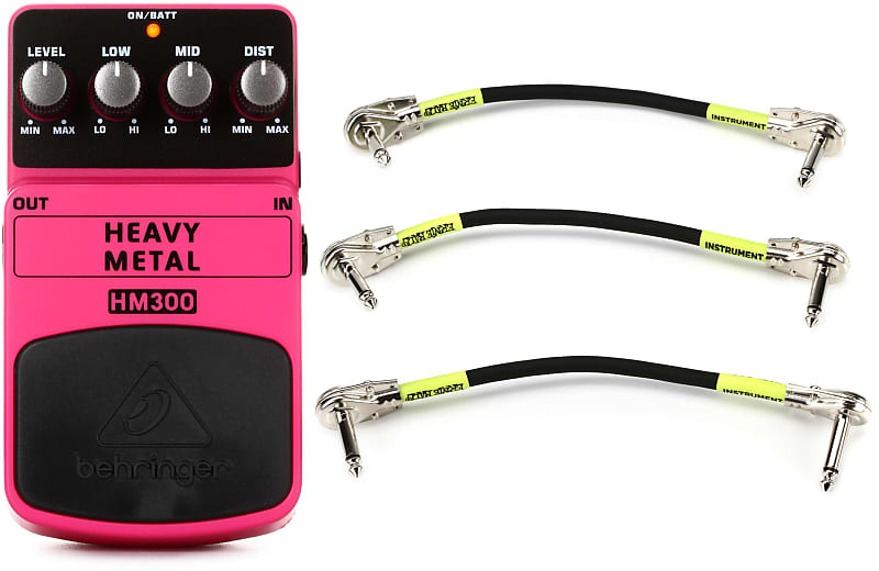 Behringer HM300 Heavy Metal Distortion Pedal Bundle with | Reverb