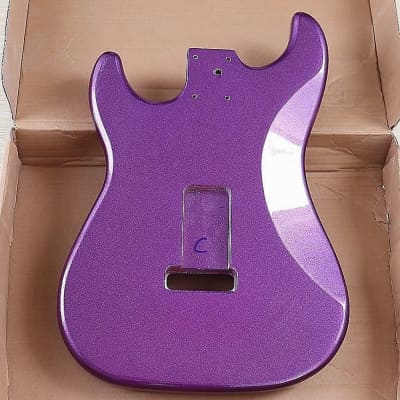 Metallic Purple Strat Stratocaster Style Guitar Solid Body | Reverb