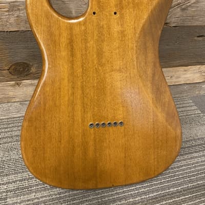 Warmoth Strat Body Zebra Wood and Mahogany | Reverb