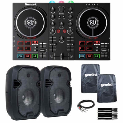 Numark Partymix II Beginner Starter DJ Controller Mixer w 8" | Reverb