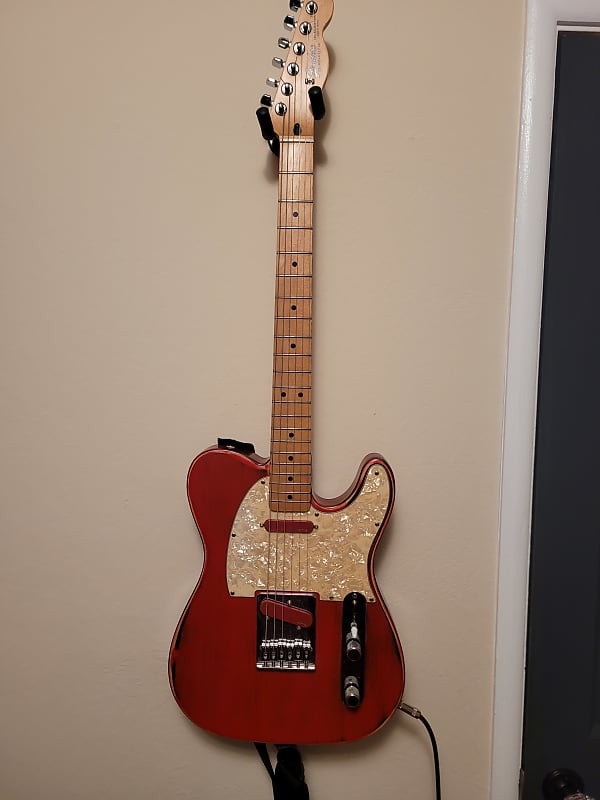 Fender Telecaster- Ducati red relic | Reverb