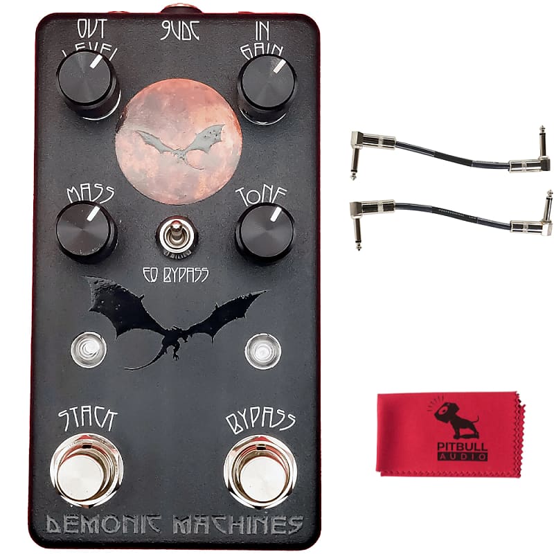 Demonic Machines Dragonaut V3 Pedal w/ Patch Cables & Pitbull | Reverb