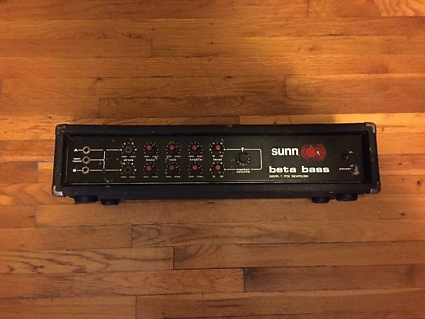 Vintage Sunn Beta Bass amp rebuilt. sounds great and loud as | Reverb