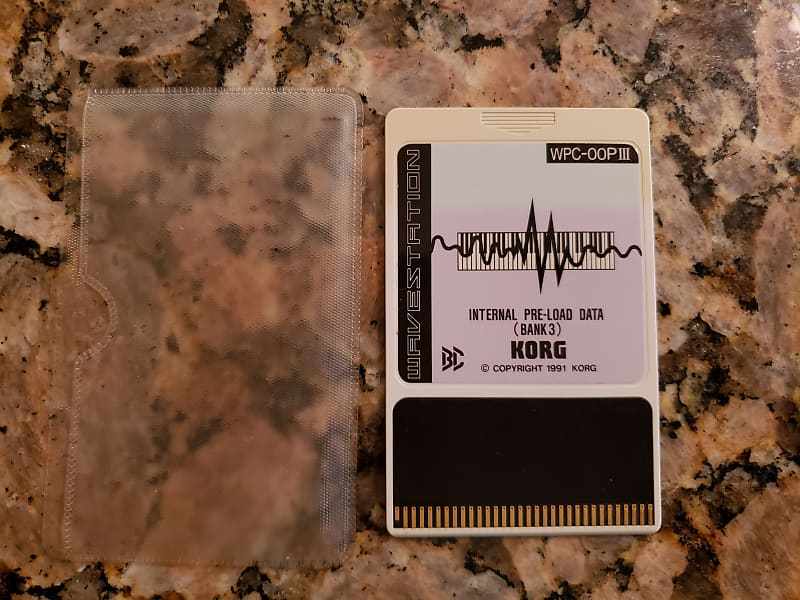 Korg Wavestation ROM card WPC-00PIII 1991 | Reverb
