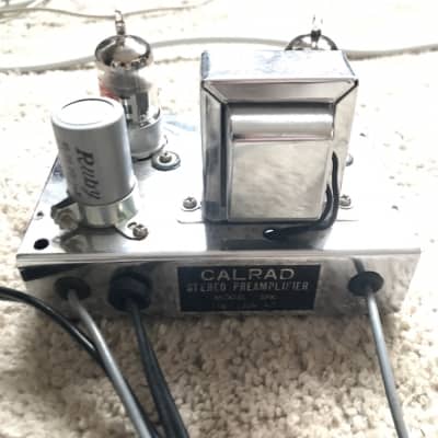 Calrad phono preamp 60's Silver/metal | Reverb