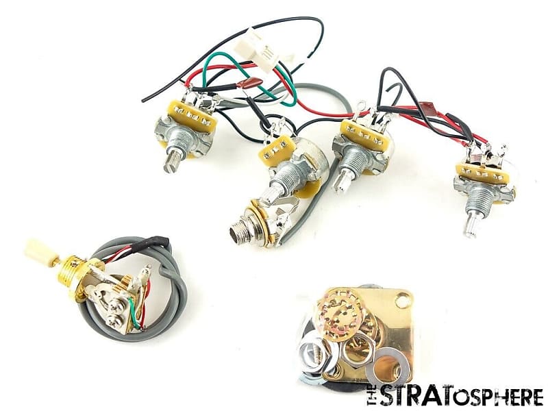 Epiphone Les Paul Custom Series CTS Pots 3 Way Switch Jack, | Reverb