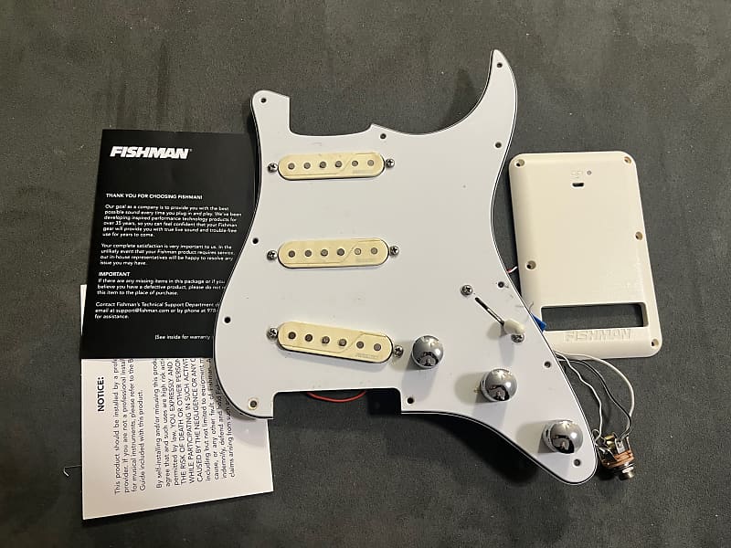Fishman Fluence Stratocaster loaded pickguard 2022 | Reverb