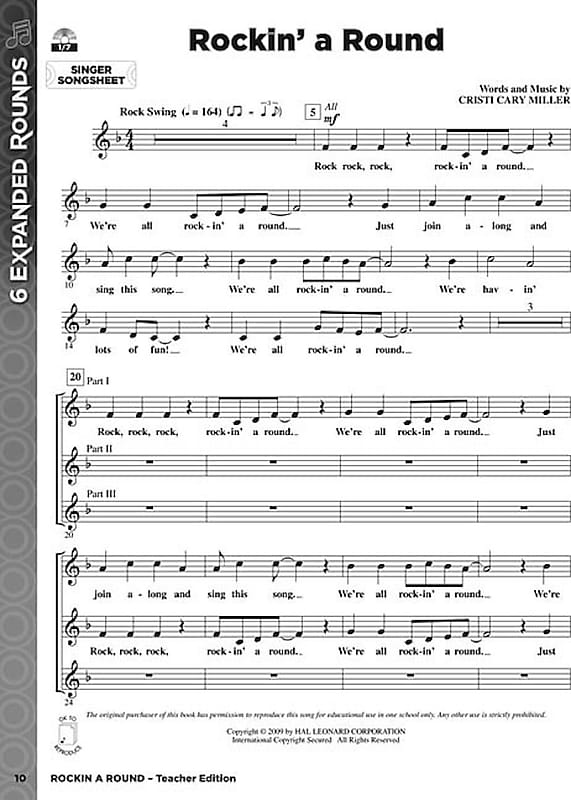 Rockin' a Round - Collection of Upbeat Rounds for Classroom | Reverb