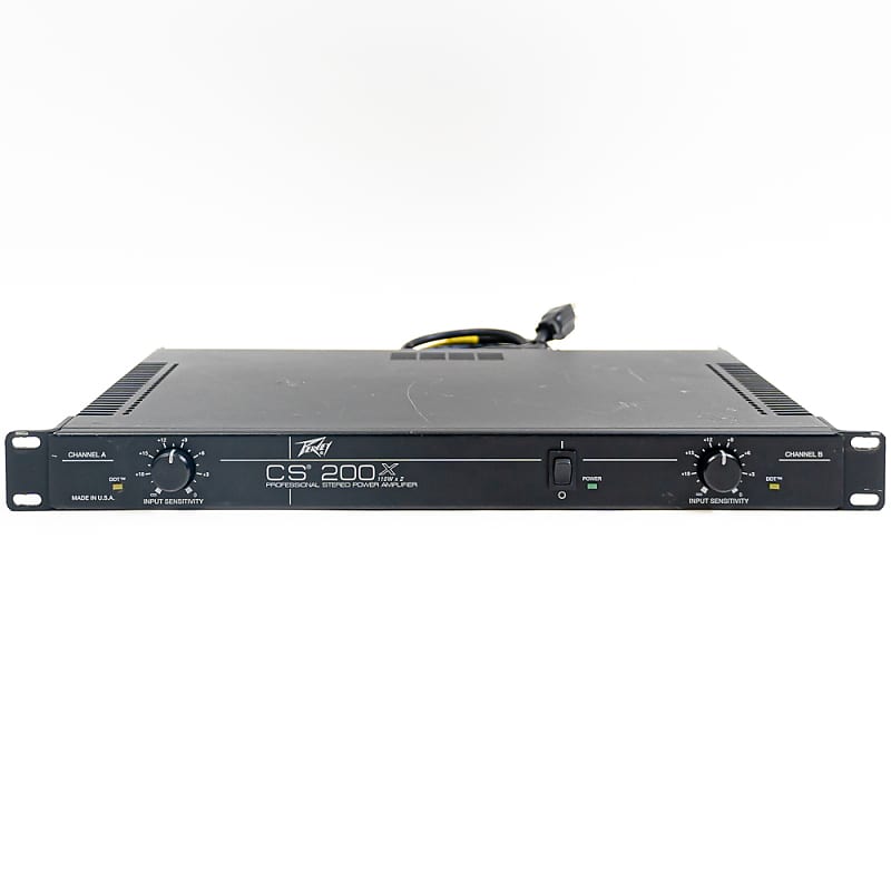 Peavey CS200X Stereo Power Amplifier – U.S.A. Made Workhorse | Reverb