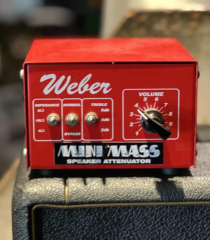 Weber Mini Mass Speaker Attenuator 2000's - Red | Reverb