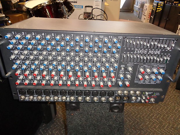 used Carvin RX1200 powered mixer rack mount | Reverb