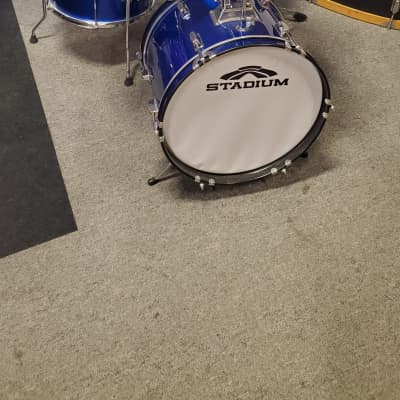 Stadium Junior Pro 5 piece drum set/complete 2023 - Police | Reverb