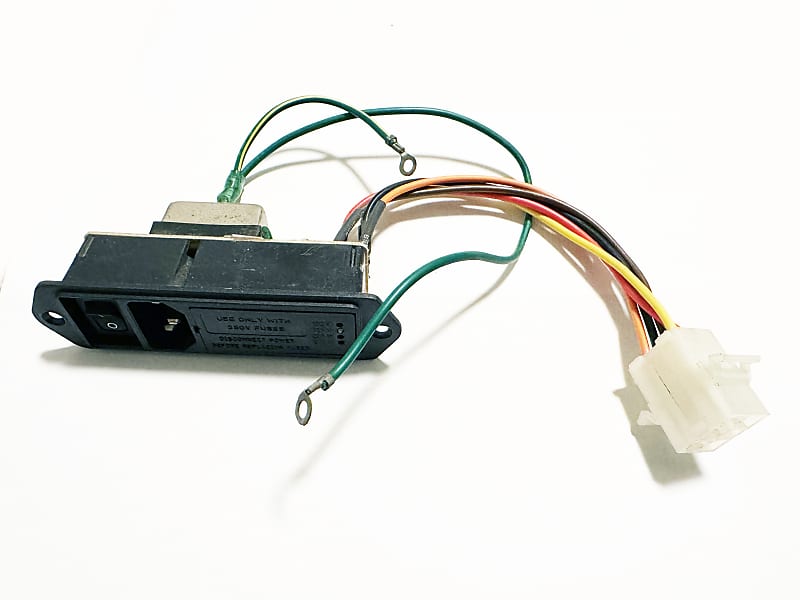 Kurzweil K2500 K2600 Synthesizer Power Inlet Module Assembly. | Reverb