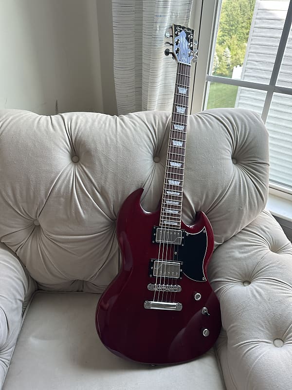 Harley Benton DC Custom - Wine Red? | Reverb