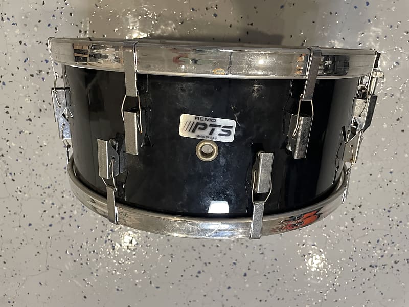 Remo PTS 5x14” snare with Case Black Wrap | Reverb