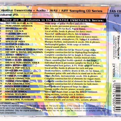 Zero-G Time+Space Creative Essentials Volume 29 Woodwind & | Reverb