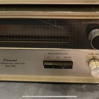 Sansui RA-700 reverbation amplifier 70s | Reverb