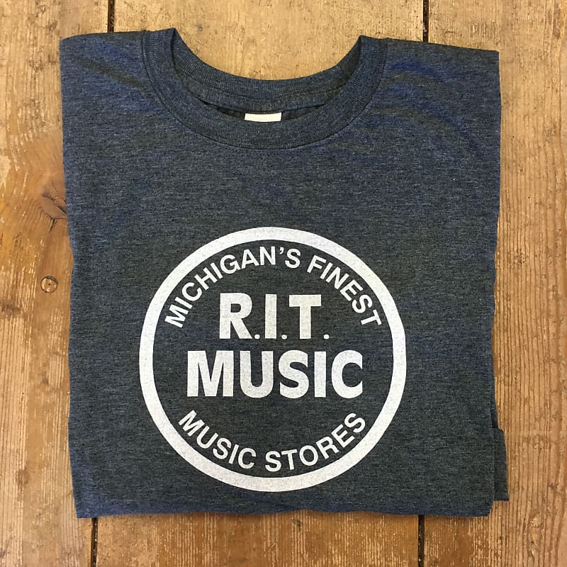 RIT Music T-Shirt Gray Extra Large XL | Reverb