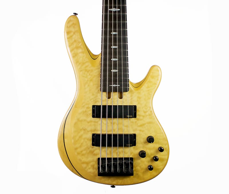 Yamaha TRB1006 - Natural 6-String Electric Bass Guitar | Reverb