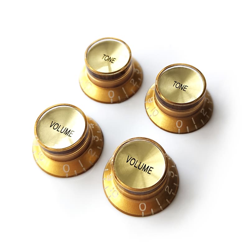 Top Hat Bell Reflector Knobs – Gold - Full Set | Reverb UK