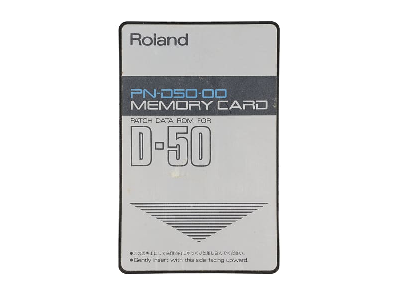 Roland PN-D50-00 ROM Memory Card for D-50 | Reverb