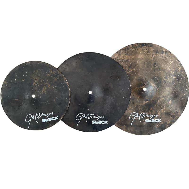 11"/13"/15" GM Designs BLACK Crunch/Clap Stack – Dirty, | Reverb