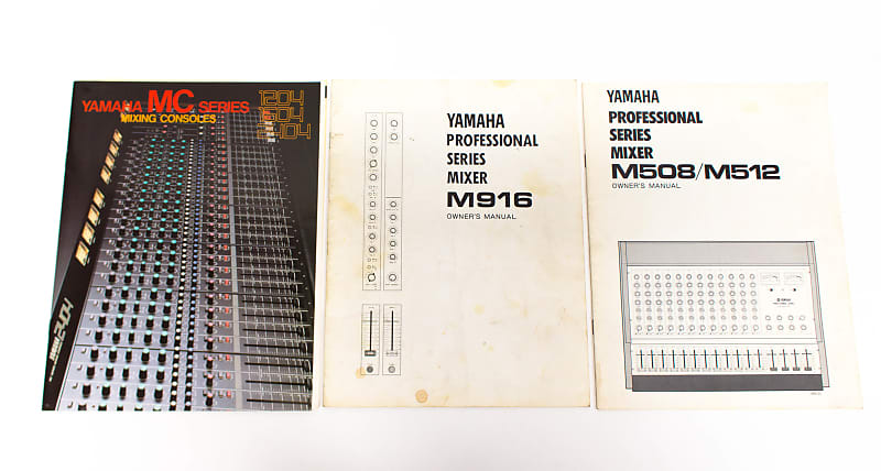 Yamaha M508 / M512 / M916 / 1204 / 1604 / 2404 Owners | Reverb UK