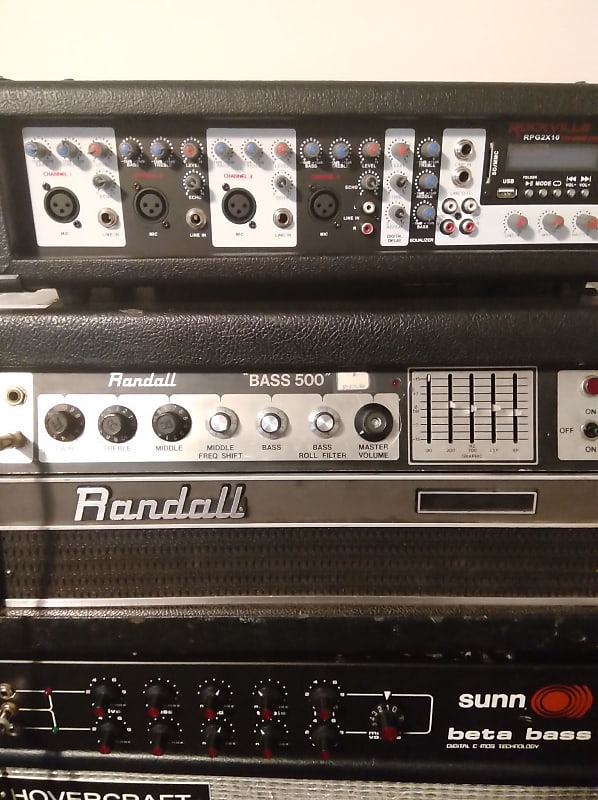 Randall RBA -500 1983 Black | Reverb