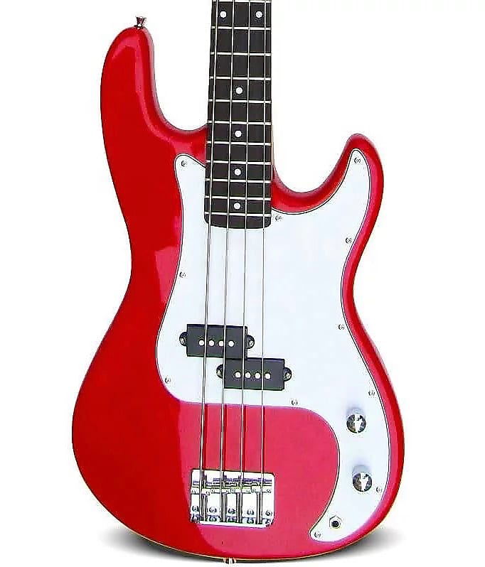 Atkins APB1 Bass Guitar (P-Bass Design) 2022 Red | Reverb