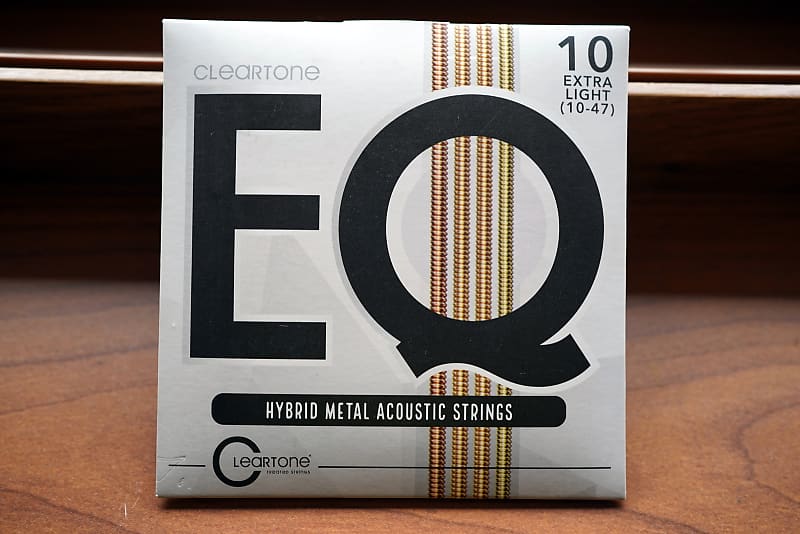 Cleartone 7810 EQ Hybrid Metal Light 10-47 Acoustic Strings | Reverb