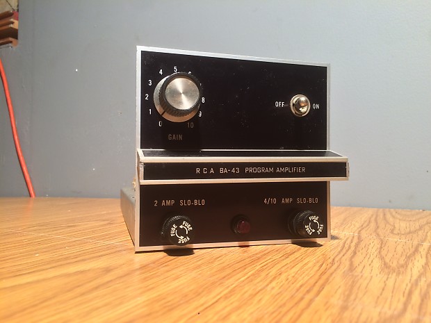 Vintage RCA Microphone Preamp BA-43 BC MI Mic pre amp preamp | Reverb