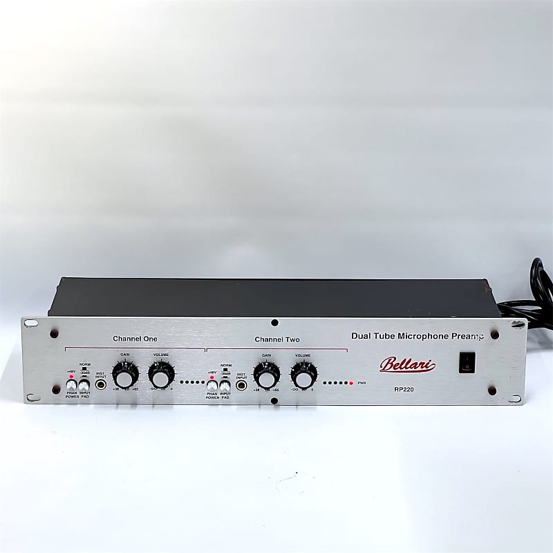 Rolls Bellari RP-220 Dual Tube Microphone Preamp - WORKS! | Reverb